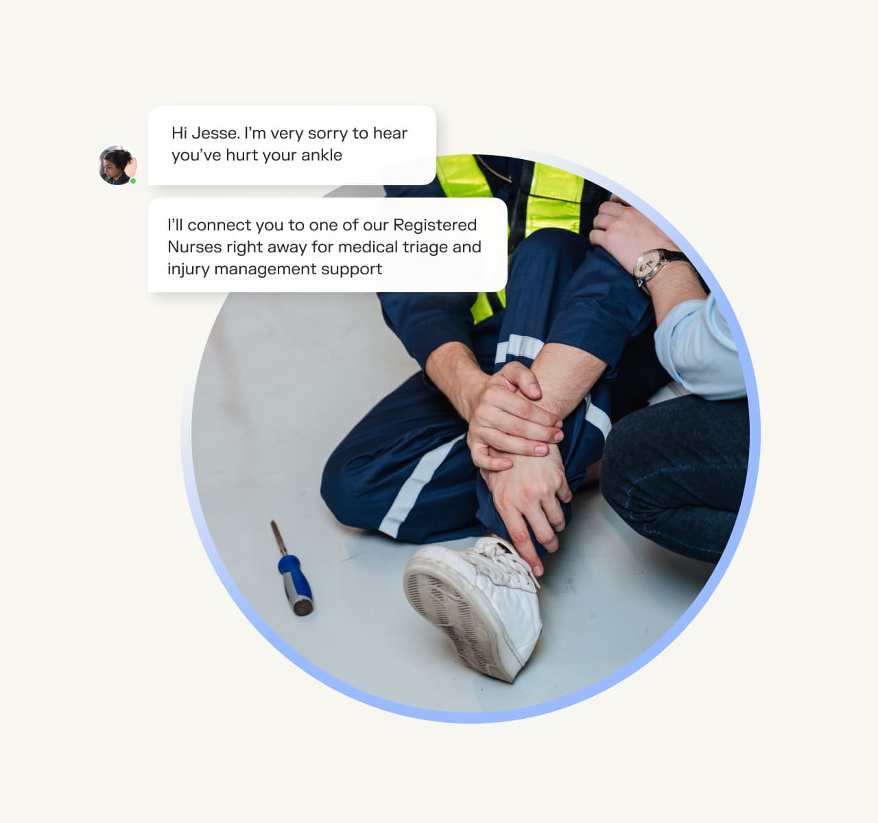24/7 Early Intervention Injury Management, All in One App - Sonder