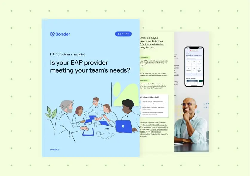 EAP provider checklist - Sonder